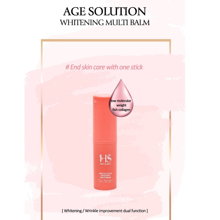 Jual HOT SORRY Age Solution Whitening Multi Balm 10g | Shopee Indonesia
