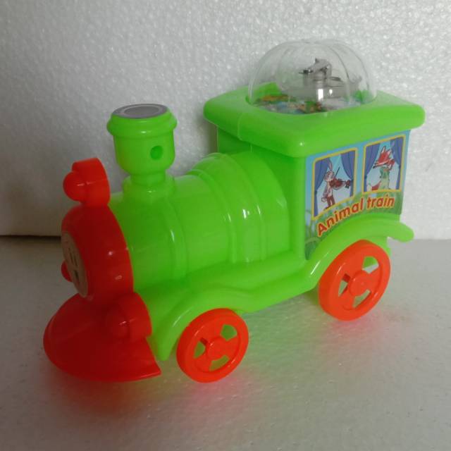 Jual LT 17 mainan kereta api tarik led animal train | Shopee Indonesia