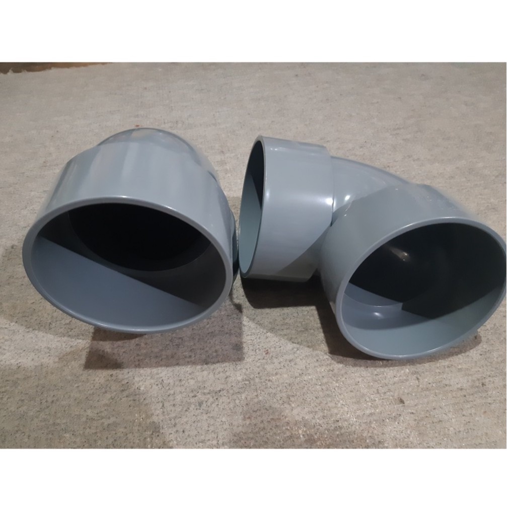 Jual Elbow/Knee 4" PVC merk Power (D) | Shopee Indonesia