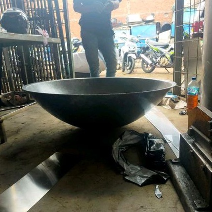 Jual Wajan Besar Costum Plat Besi Diameter 100cm | Shopee Indonesia