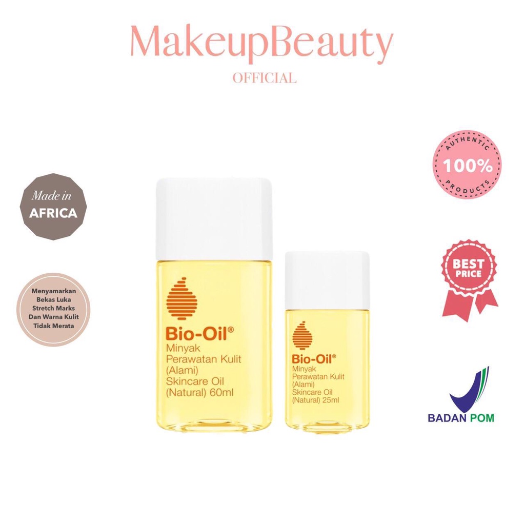 Jual BIO OIL Skincare Oil Natural 25ml / 60ml | Shopee Indonesia