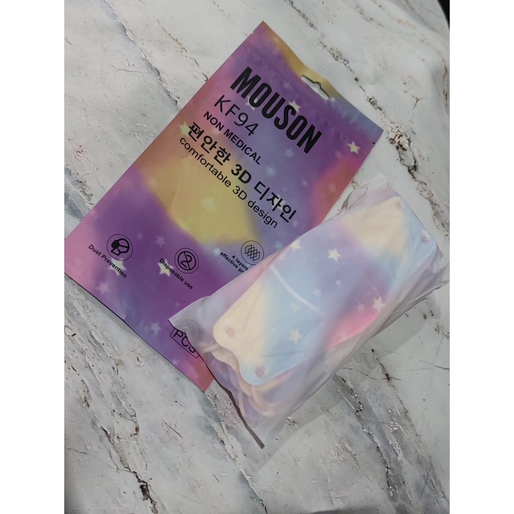 Jual KF 94 WARNA 4PLY TERBARU MASKER KF 94 KOREA MASKER KF94 MOUSON ISI 10PCS 4Ply Evo 3D Mouson ...