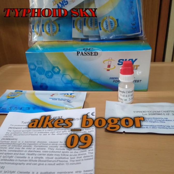 Jual Rapid Test Typhoid Igg Igm Sky Test | Shopee Indonesia