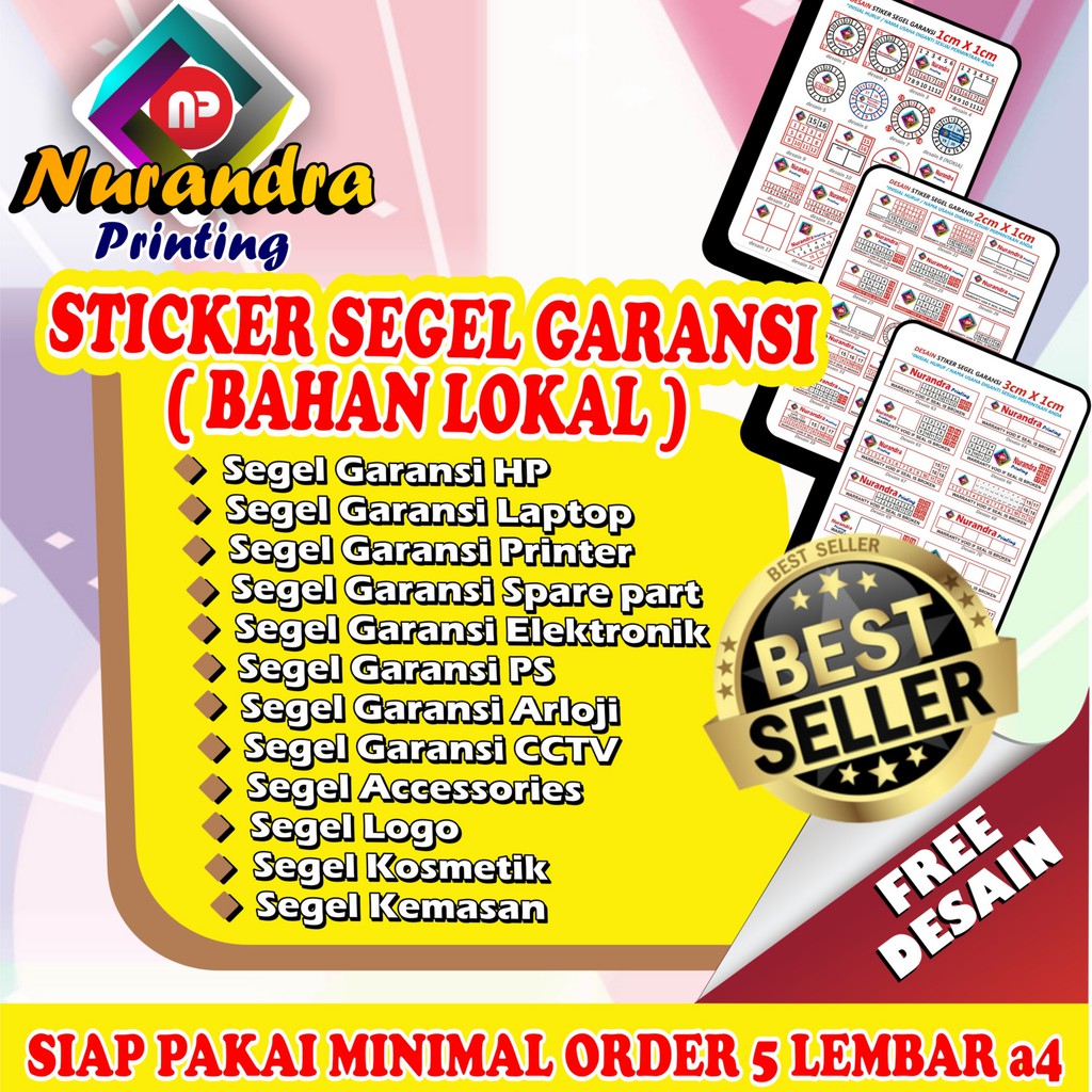 Jual Sticker Segel Garansi Pecah Telur ( LOKAL / SIAP PAKAI ) | Shopee ...