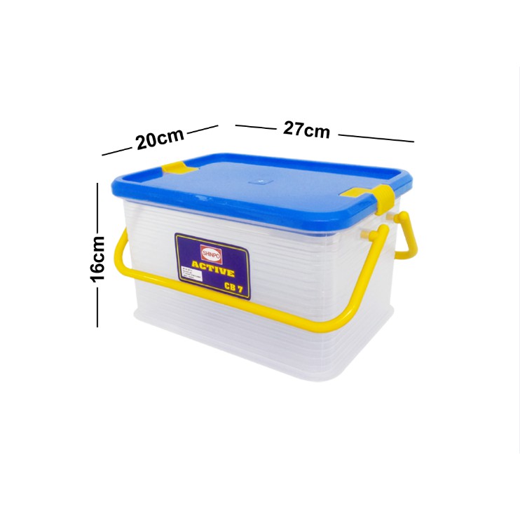 Jual Box Container 7 ltr Shinpo CB 7 (GRAB/GOJEK ONLY) | Shopee Indonesia