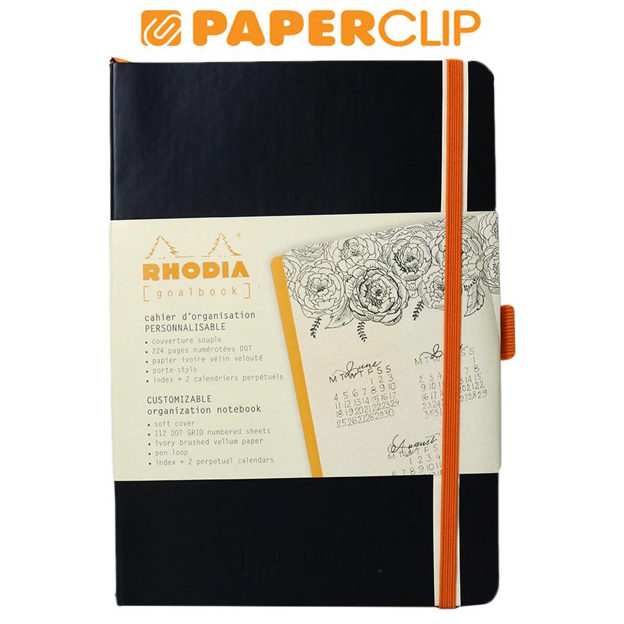 Jual NOTEBOOK RHODIA GOALBOOK 117742C IVO.A5 BLACK | Shopee Indonesia