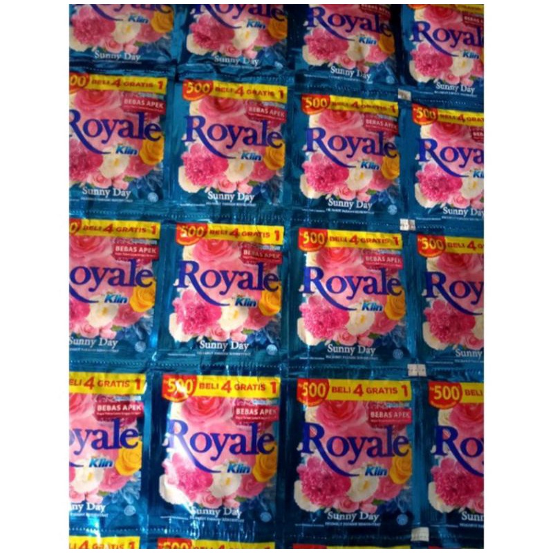 Jual Royale pewangi dan pelembut pakain sachet isi 12 sachet/renceng ...