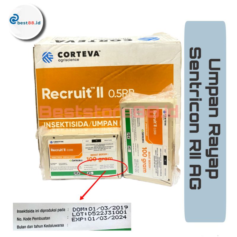 Jual Umpan Rayap Sentricon Recruit II (100g) untuk dalam bangunan ...