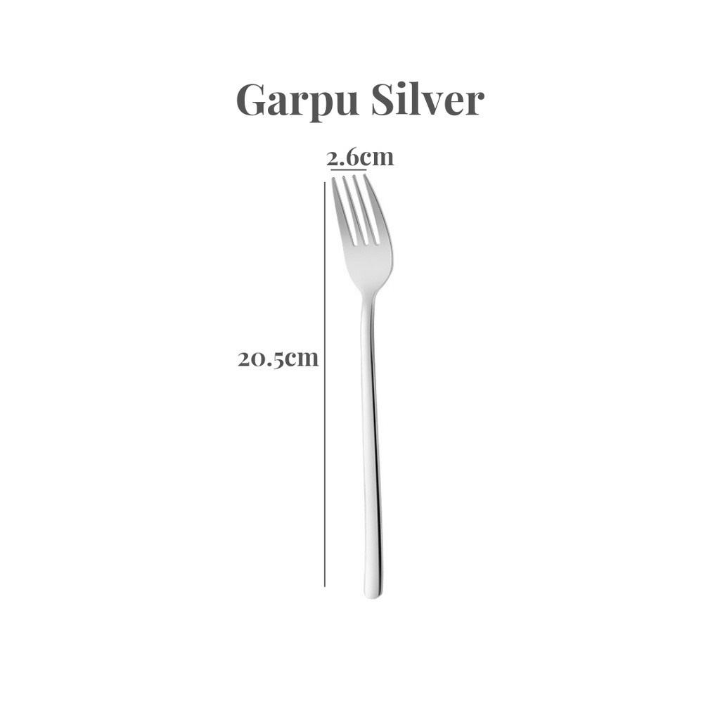 Jual LMP Sendok Garpu Sumpit Pisau Korea Alat Makan Korean Spoon Fork ...