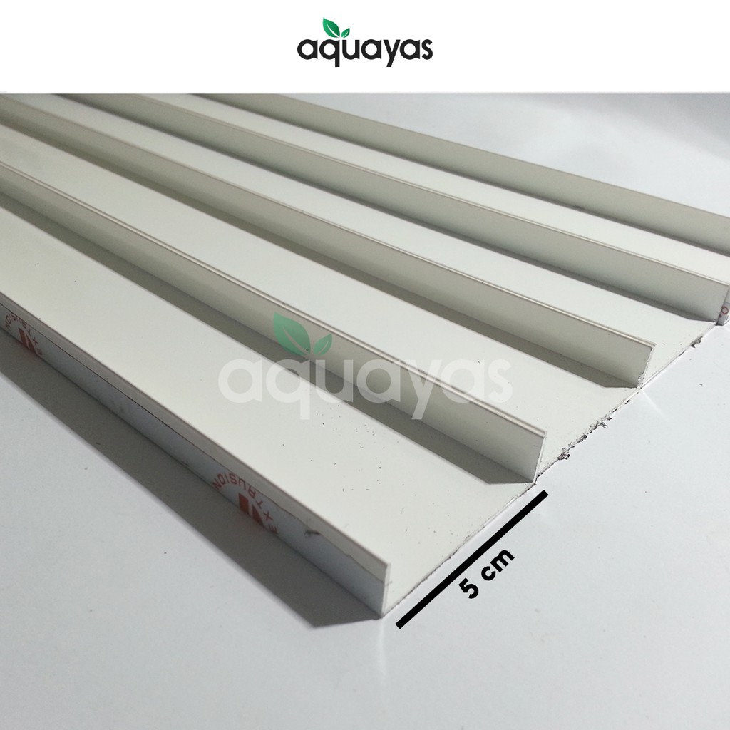 Jual Aluminium lis u Heatsink LED HPL AQUASCAPE (putih, hitam & silver ...