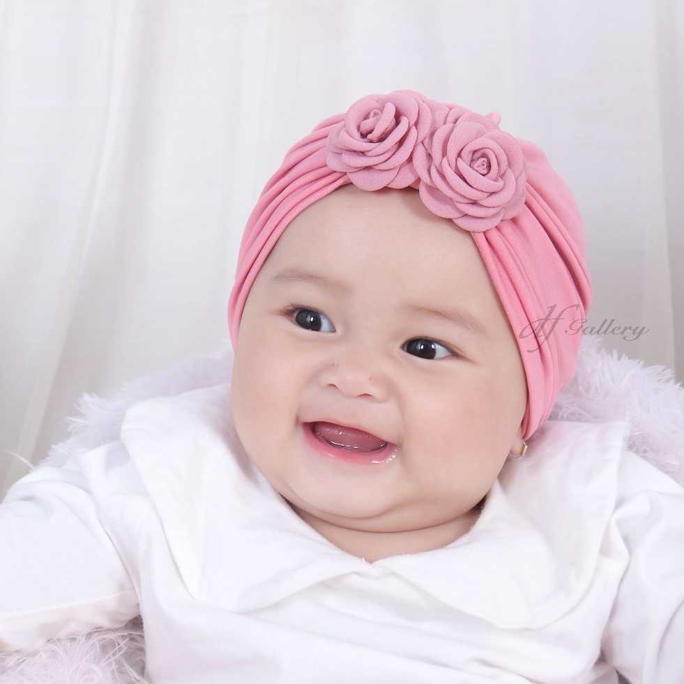 Jual Turban Anak GARDENIA - bandana bayi bando baby bayi perempuan lucu ...