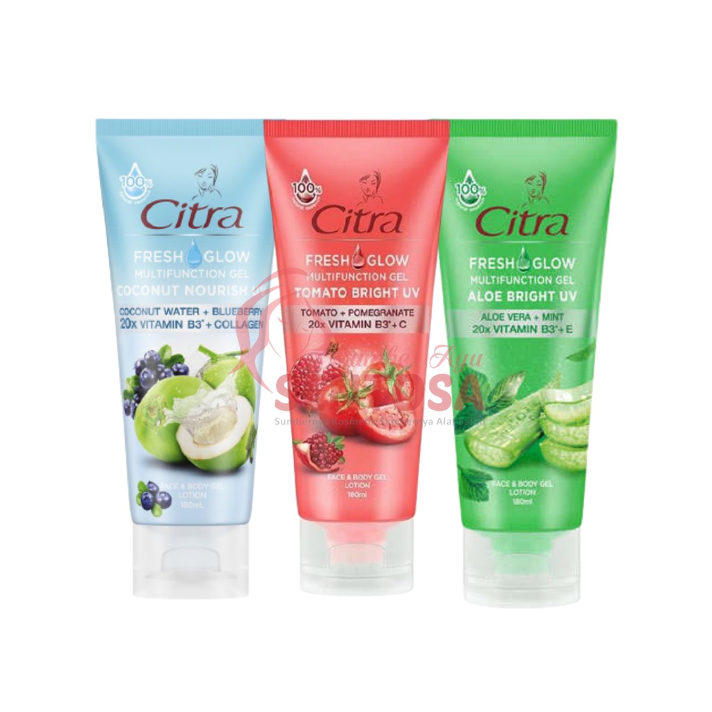 Jual CITRA FRESH GLOW MULTIFUNCTION GEL 180 ML | Shopee Indonesia