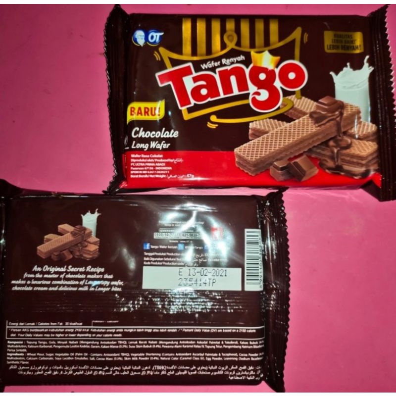 Jual Tango Wafer 47 gram All Variant (1 Pack Isi 10 Pcs) | Shopee Indonesia