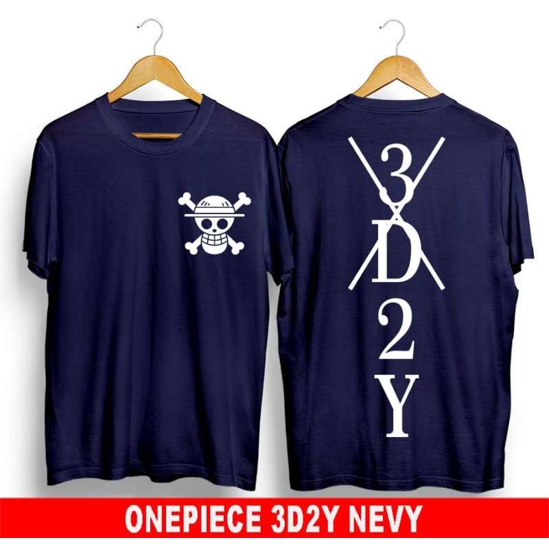 Jual T-shirt Kaos Baju Anime Onepiece Kaos Onepiece 3d2y Nevy | Shopee ...