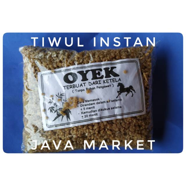 Jual Oyek Tiwul 450 Gram | Nasi Tiwul Instant | Nasi Diet | Shopee Indonesia