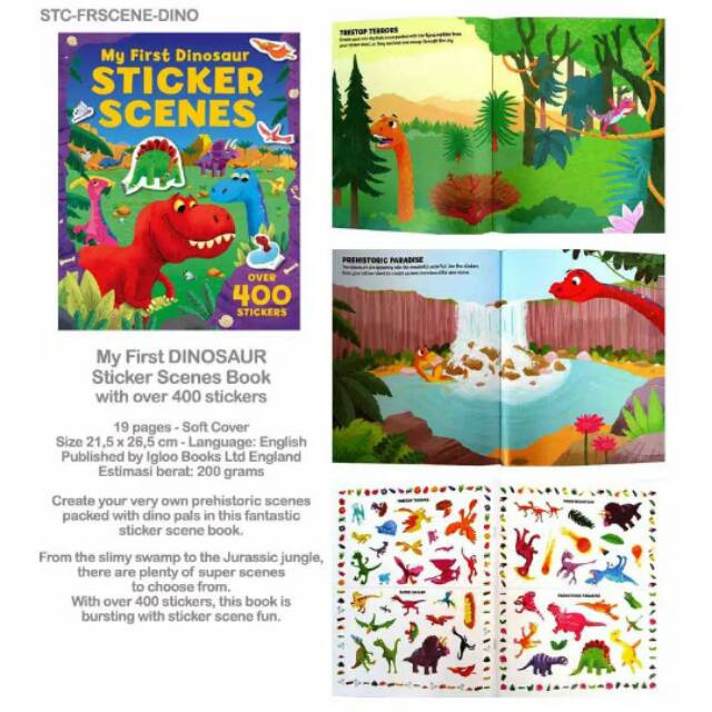 Jual Sticker scenes Dinosaurs | Shopee Indonesia