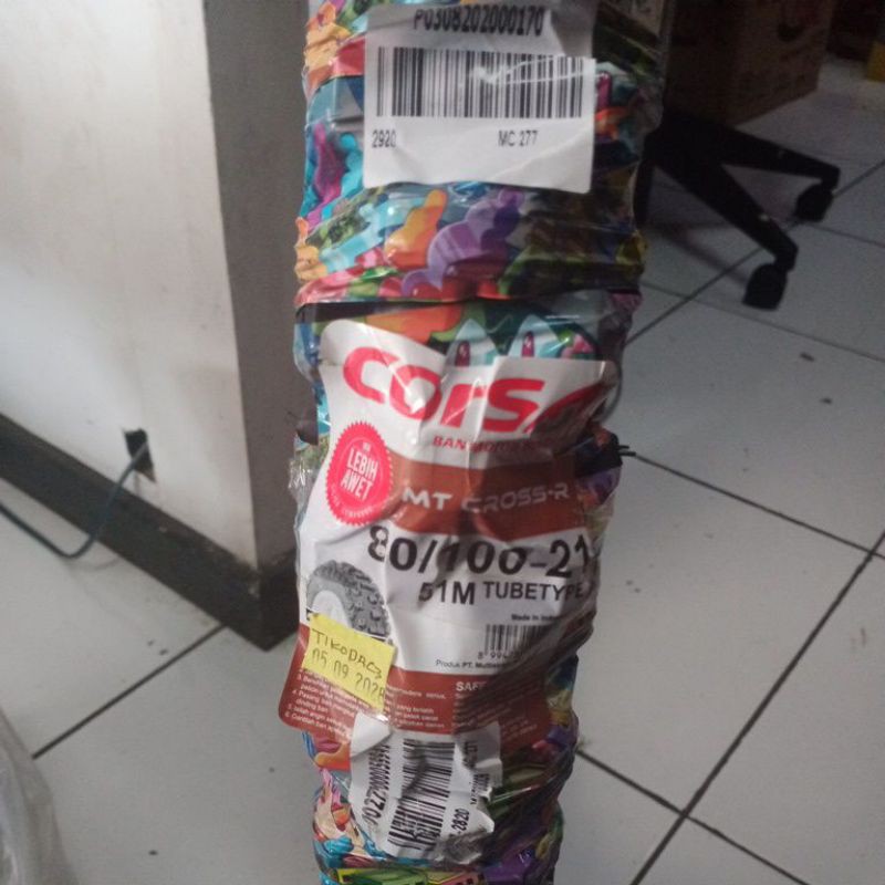 Jual Ban Motor Trail 80 100 Ring 21 CORSA MT CROSS-R 80/100-21 51M Cros Tubetype | Shopee Indonesia
