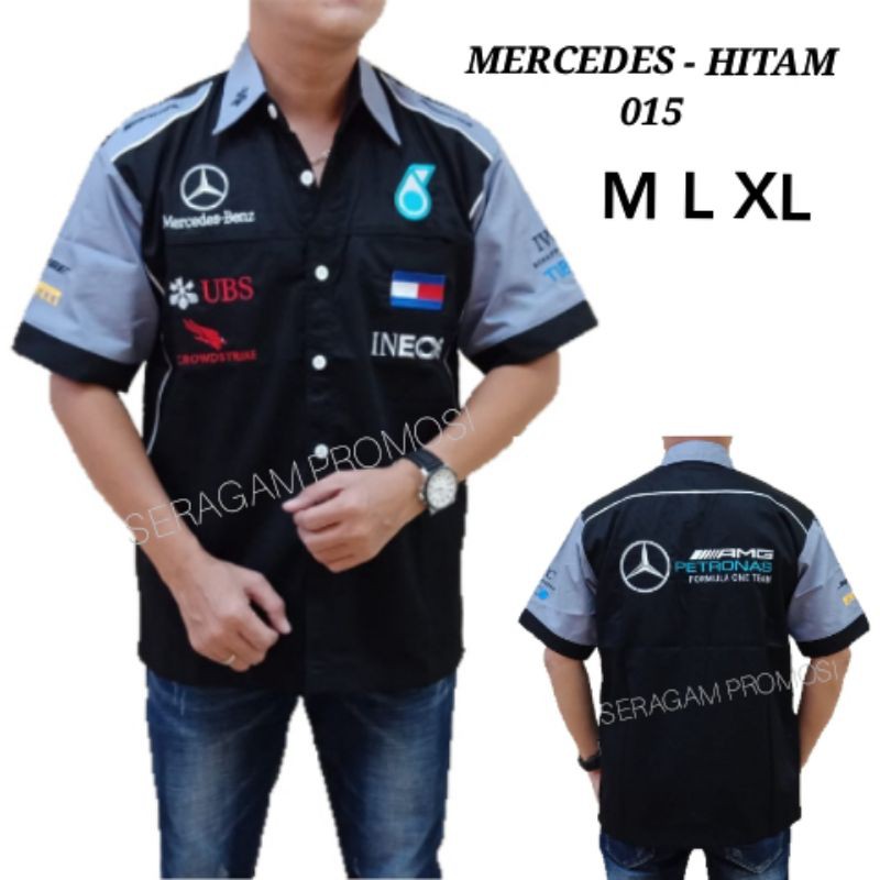 Jual KEMEJA OTOMOTIF BORDIR KOMUNITAS MERCEDES-BENZ - RACING TEAM ...