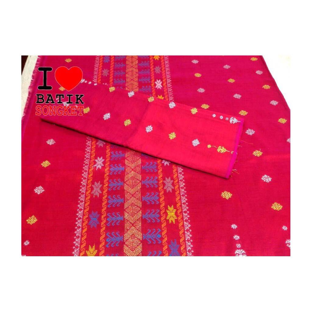 Jual Songket sadum motif 9 palembang tenun batak medan pengantin melayu ...