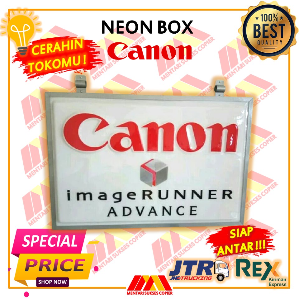 Jual NEON BOX SIGN BOX CANON IMAGE RUNNER ADVANCE REKLAME TOKO FOTOCOPY ...