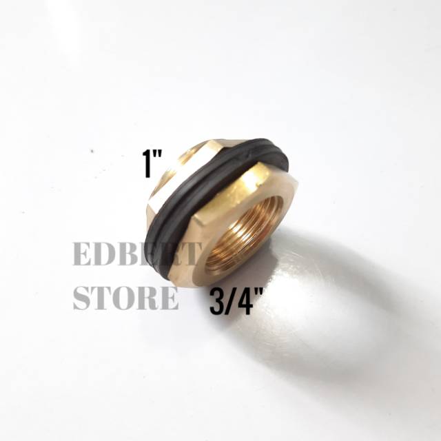 Jual Mur Toren / Verlop Ring Water Ring / flock ring tangki air 1" × 3/ ...