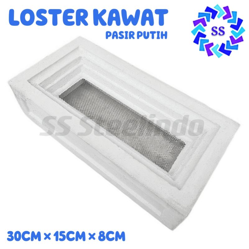 Jual LOSTER-ROSTER ANGIN-ANGIN PASIR PUTIH KAWAT PERSEGI PANJANG ...