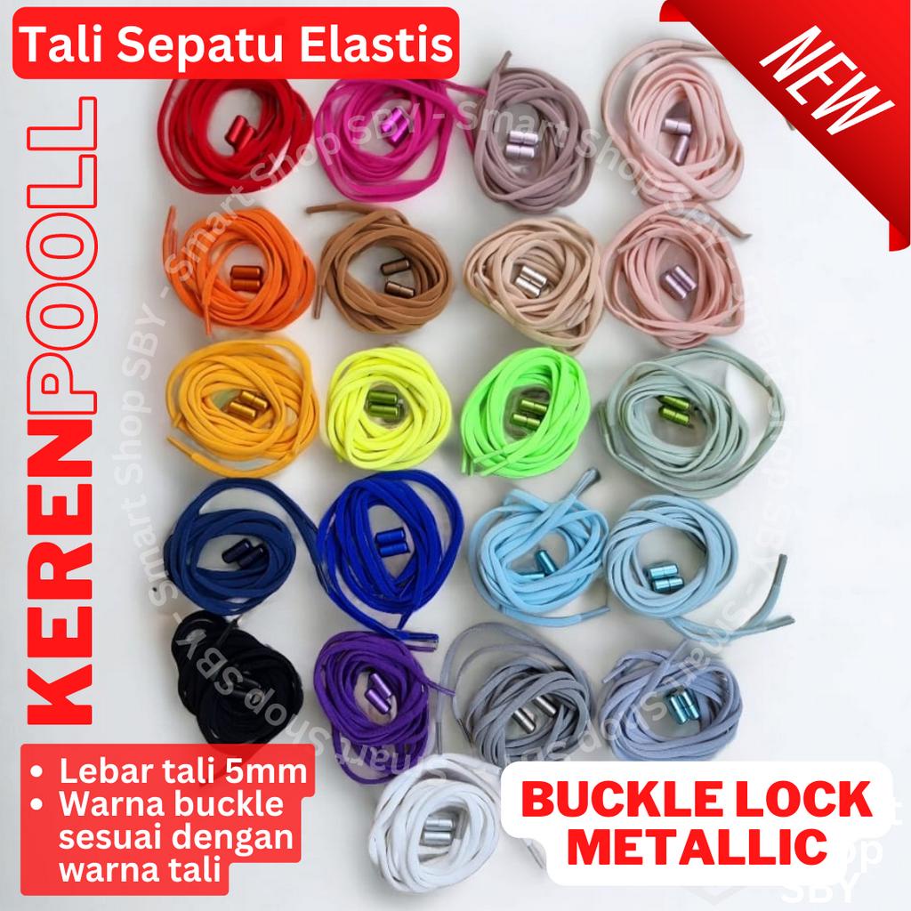 Jual (D) NEW!! Tali Sepatu Elastis BUCKLE SAMA DGN TALINYA Praktis ...