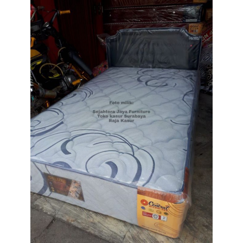 Jual Kasur Springbed Central Multibed Fullset (Divan + Sandaran) | Shopee Indonesia