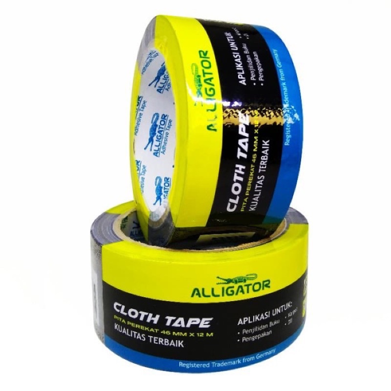 Jual Alligator Cloth Tape Black | Shopee Indonesia