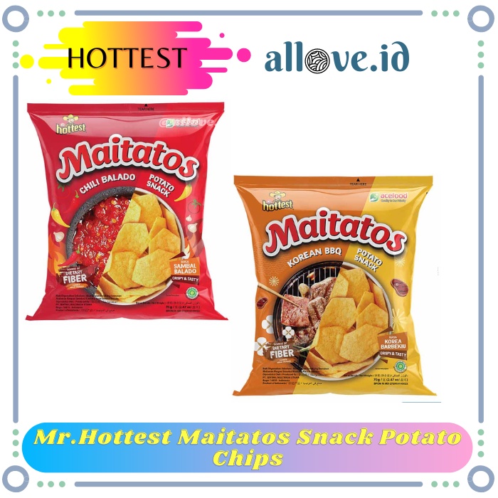 Jual Mr.Hottest Maitatos Snack Potato Chips 70gr | Shopee Indonesia