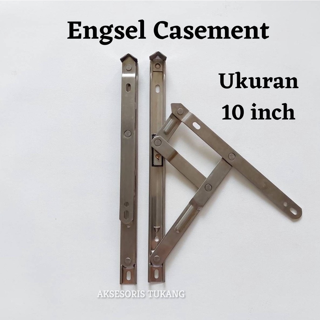 Jual Engsel Casement Jendela Aluminium 10 Inch Inci | Shopee Indonesia
