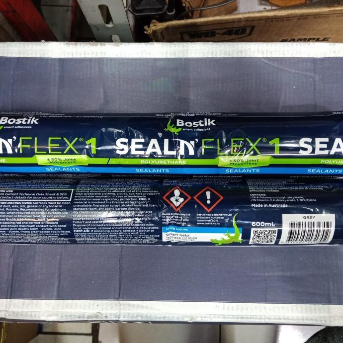 Jual bostik seal n flex 1 (grey n white) | Shopee Indonesia