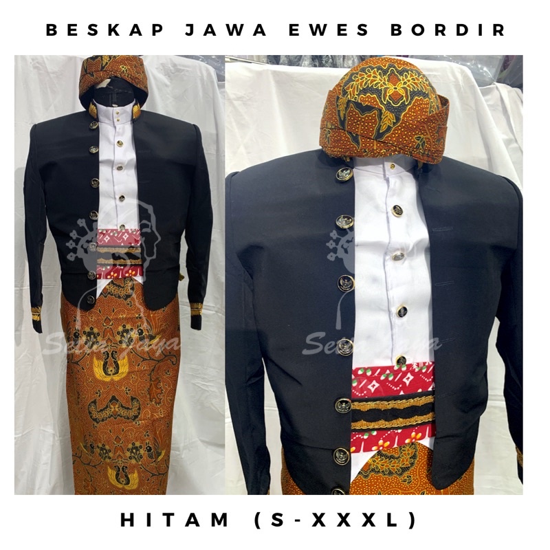 Jual Beskap Jawa Solo/ Jawa Beskap Among Polos dan Bordir | Shopee ...