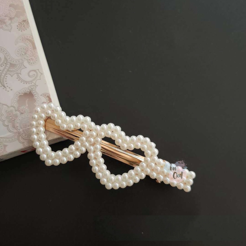 Jual 6 Varian Jepit Rambut Mutiara tip top Korea Wanita / jepit rambut ...