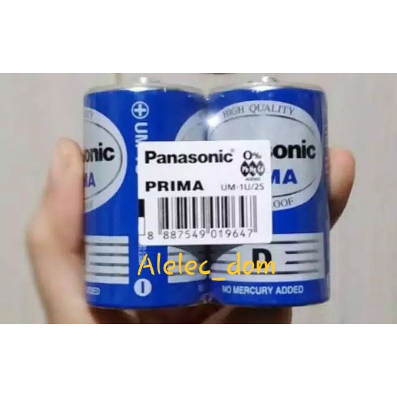 Jual Baterai Panasonic Prima Size D Size C 1Set(2Biji) | Shopee Indonesia