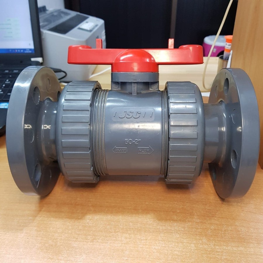 Jual Ball Valve Stop Kran Double Union Watermur Flange 2" Inch JSC ...