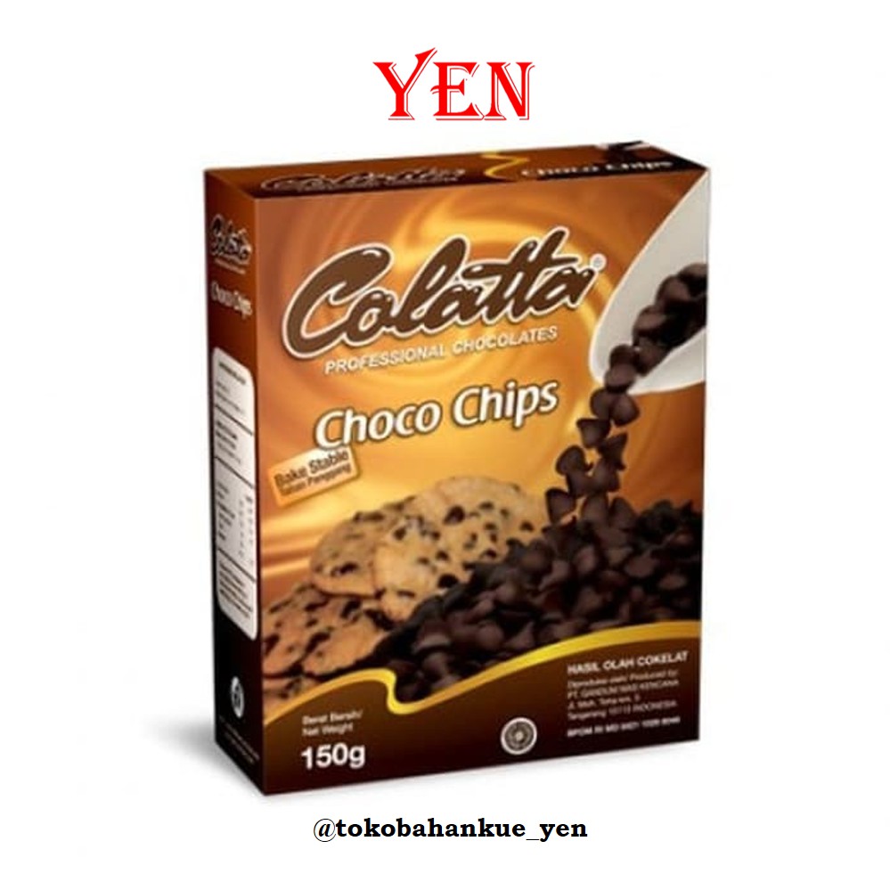 Jual Colatta Choco Chips 150gr / Coklat Chip Rucing Tahan Panggang ...