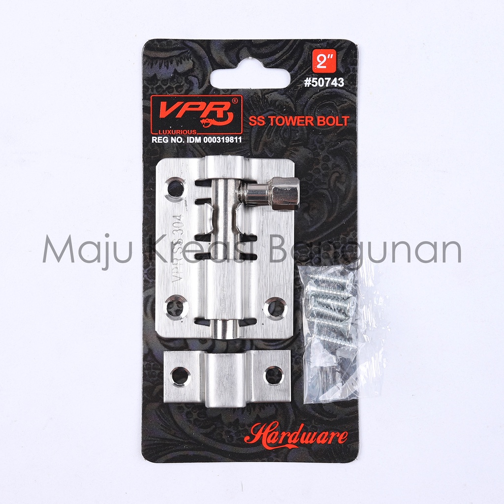 Jual TERMURAH Grendel Stainless 2 Inch Stanlis Besi Tebal Selot Pintu ...