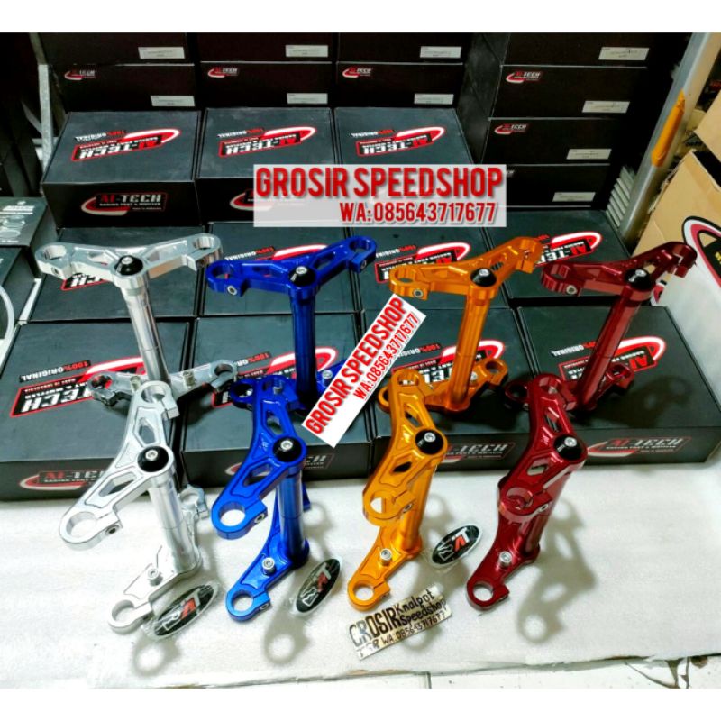Jual TERMURAH Segitiga triple Clamp Set Atas Bawah Aitech Ai tech ORIGINAL As 26 cnc Warna ...