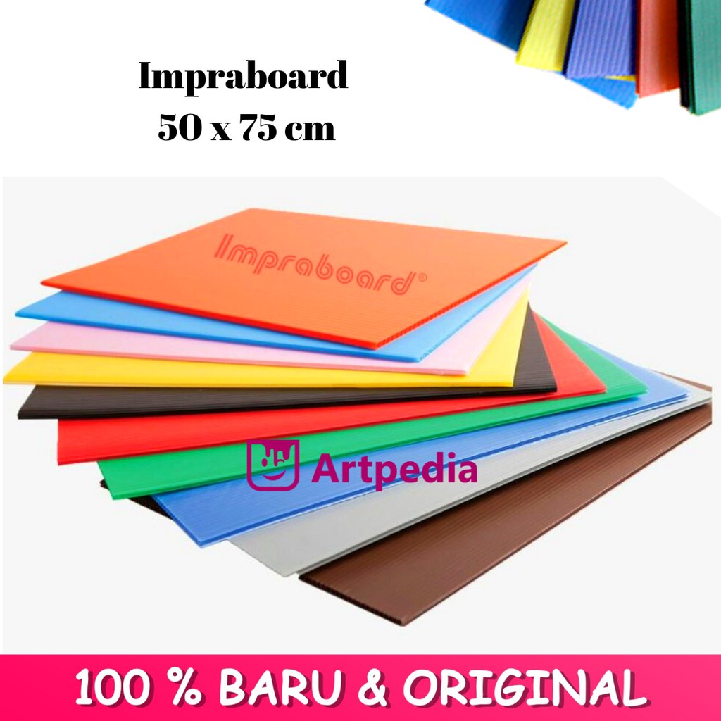 Jual Impraboard / Infraboard / impra board / PP Flute Board 50 x 75 cm ...
