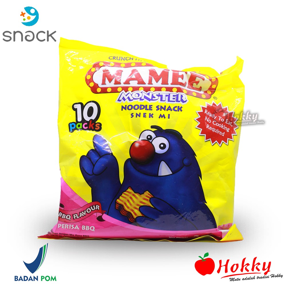 Jual Mamee Monster Snack BBQ 200gr | Shopee Indonesia