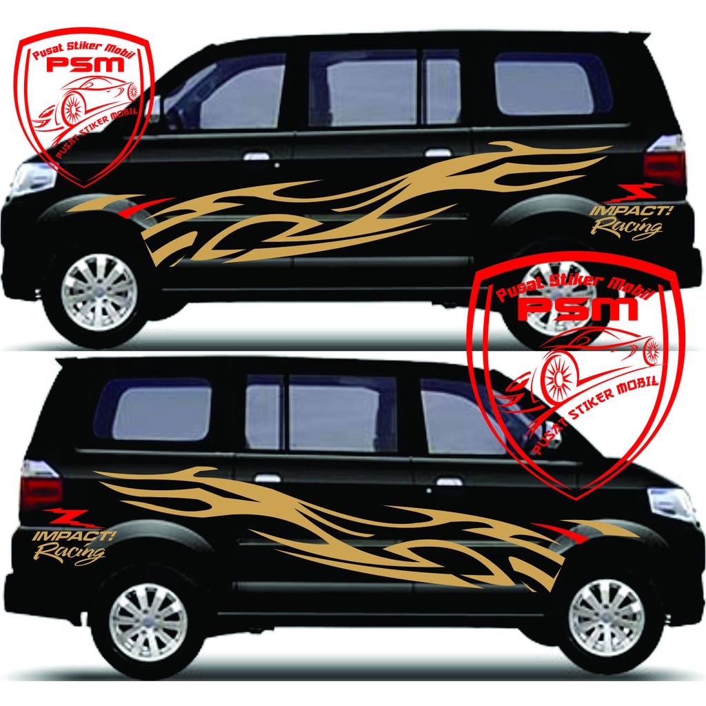 Jual NEW CUTTING STICKER STIKER MOBIL APV KEREN MEWAH MURAH KUALITAS ...