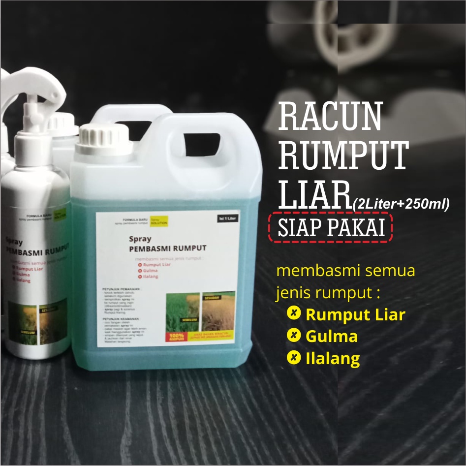 Jual Herbisida | OBAT RUMPUT MATI dalam 48 jam 2 liter GRATIS 250ml ...