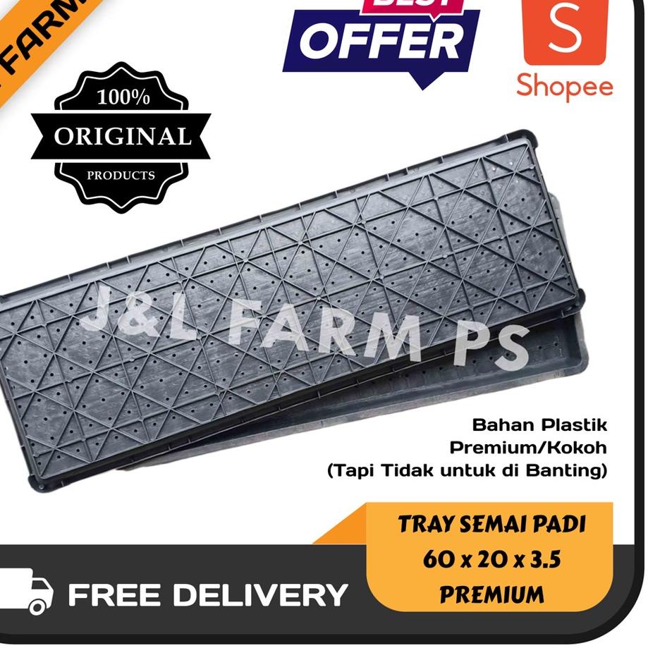 Jual Termurah!! TRAY SEMAI BENIH PADI MICRO - 60 x 20 x 3.5 [RICE PADDY ...