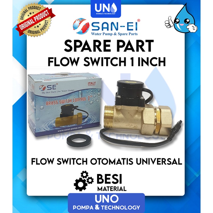 Jual Flow Switch Pompa Pendorong Air Booster SanEi 1 Inch | Shopee Indonesia