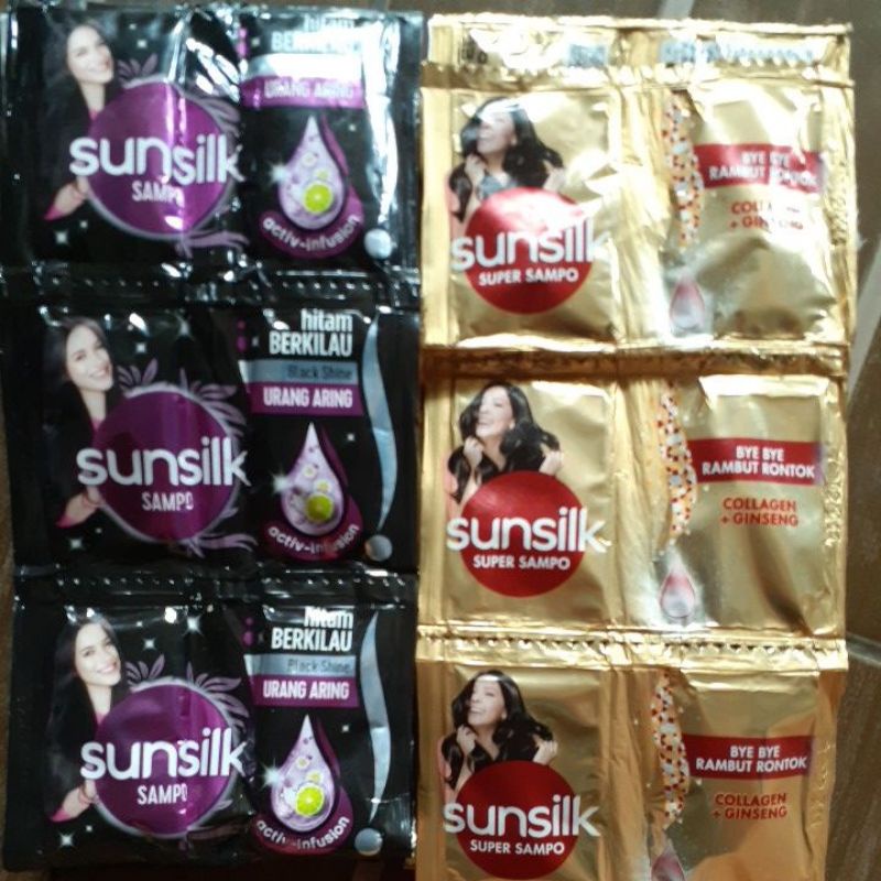 Jual Sampo sunsilk sachet 1 renceng isi 12 Sachet/24 PCS | Shopee Indonesia