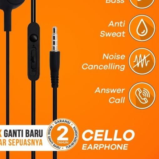Jual HANDSFREE JETE CELLO - Hitam | Shopee Indonesia