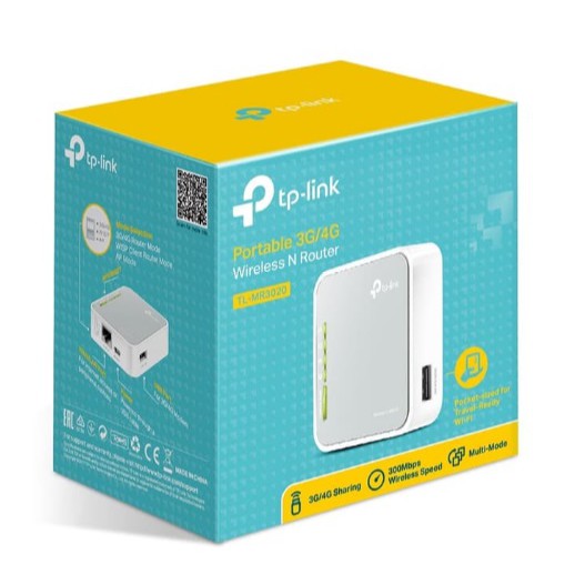 Jual TP-LINK TL-MR3020 Portable 3G/4G Wireless N Router TPLINK MR3020 ...