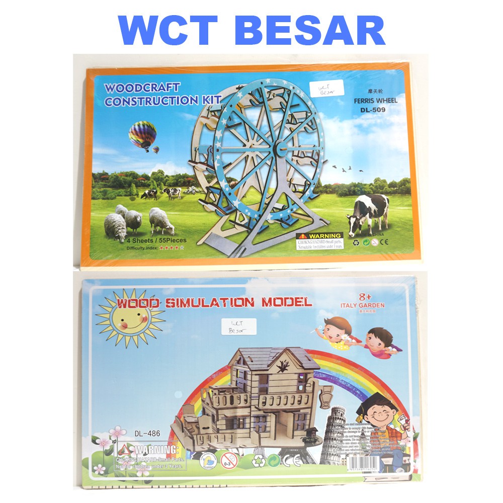 Jual Mainan puzzle rakit kayu besar - Wood Craft Besar - WCT BESAR ...