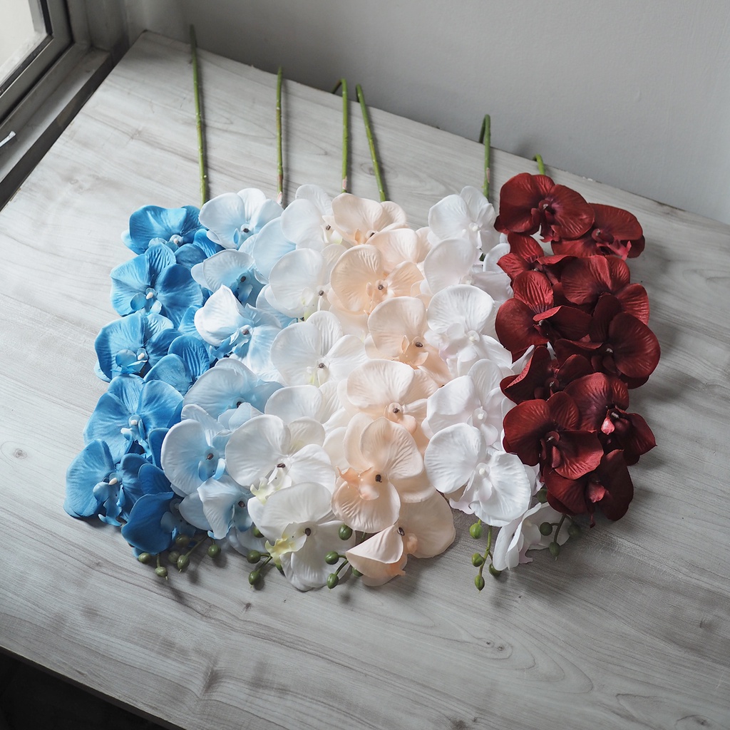 Jual Bunga Artificial Anggrek Orchid Kain Besar (B22144) | Shopee Indonesia